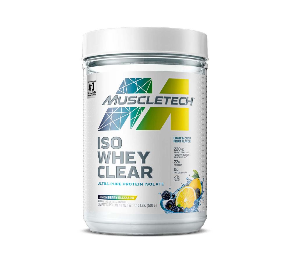 Muscletech Iso Whey Clear Ultra-Pure Whey Protein 19 Servings
