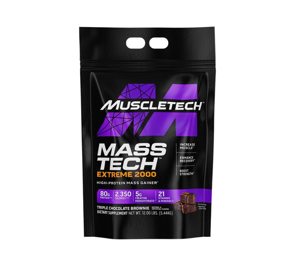 Muscletech Mass Tech Extreme 2000 Mass Gainer 12Lb - nutricare