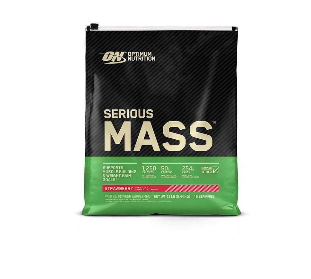 Optimum Nutrition Serious Mass 12 lbs Bag Weight Gainer