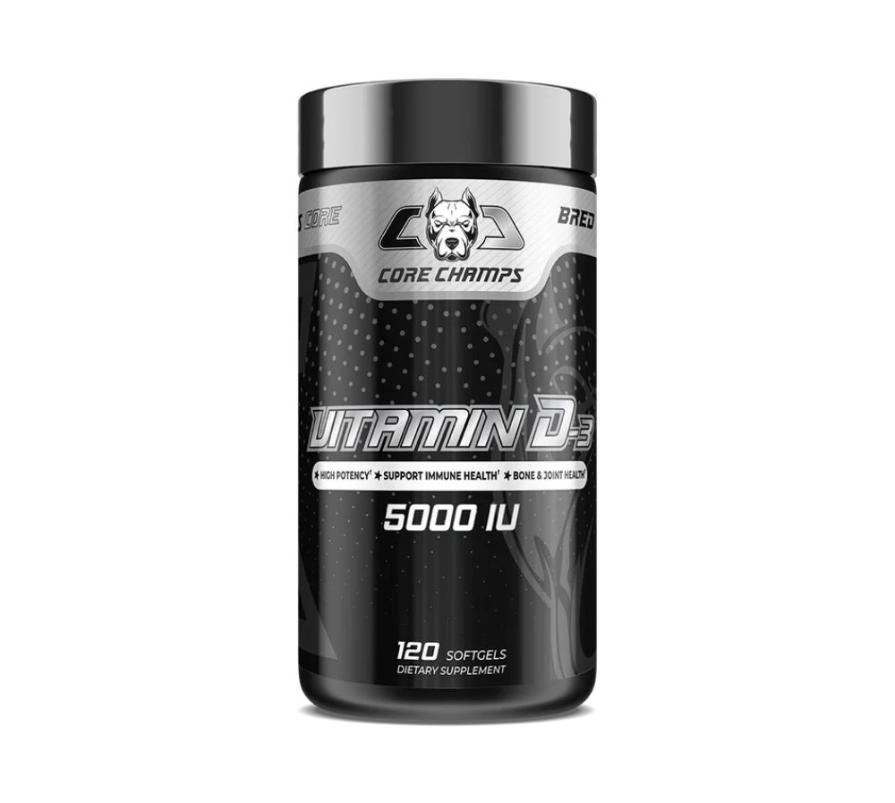 Core Champs Vitamin D-3 5000IU 120 Softgels - nutricare