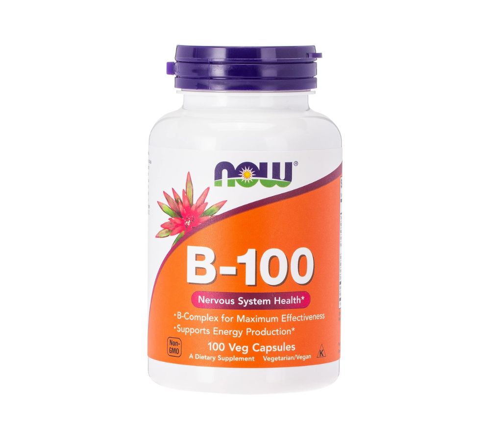 Now Vitamin B-100, 100 Capsules - nutricare