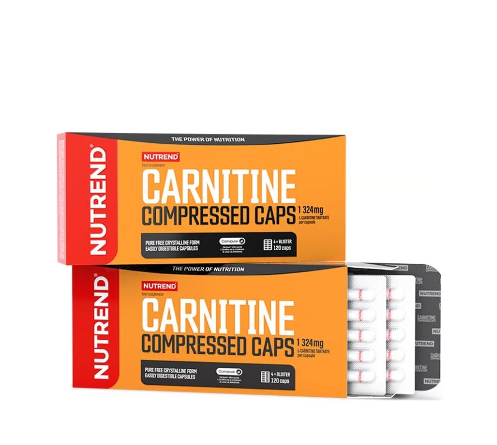 Nutrend L-Carnitine Compressed 120 Capsules - nutricare