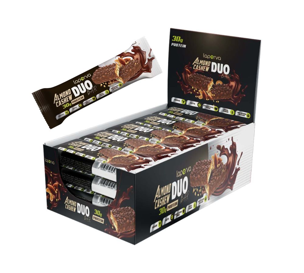 Laperva Almond Cashew Duo Bar (Box Of 18 Bar) - nutricare