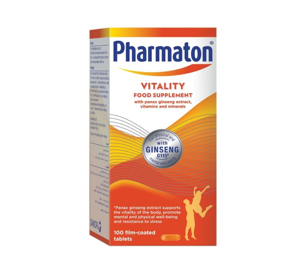 Pharmaton Vitality, 100 Tablets, Relief of Short Periods of Daily ...